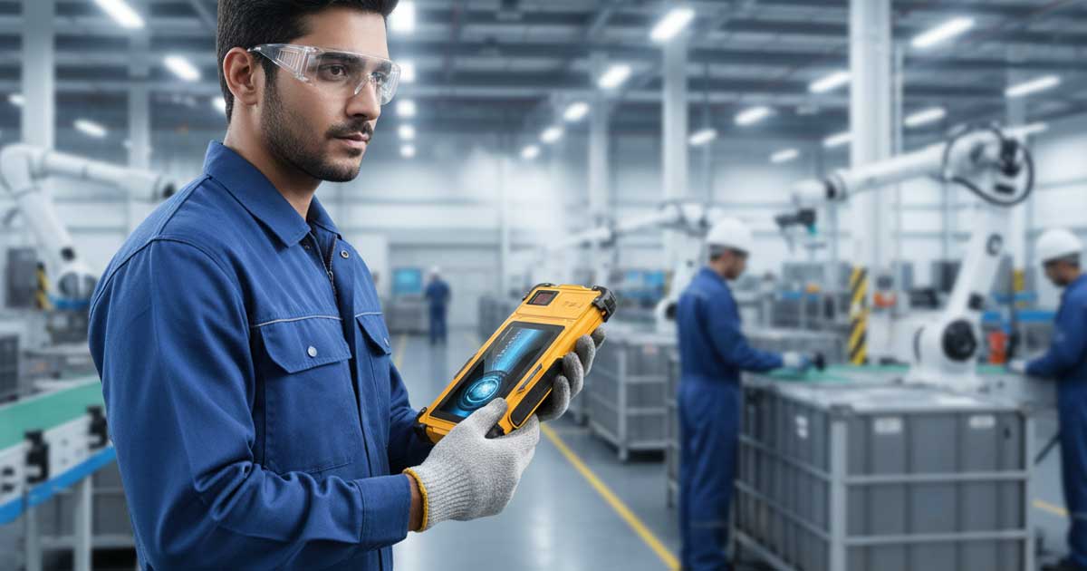 MOXA73 | Portable Biometric Rugged Tablet for Identification | Mantra ...